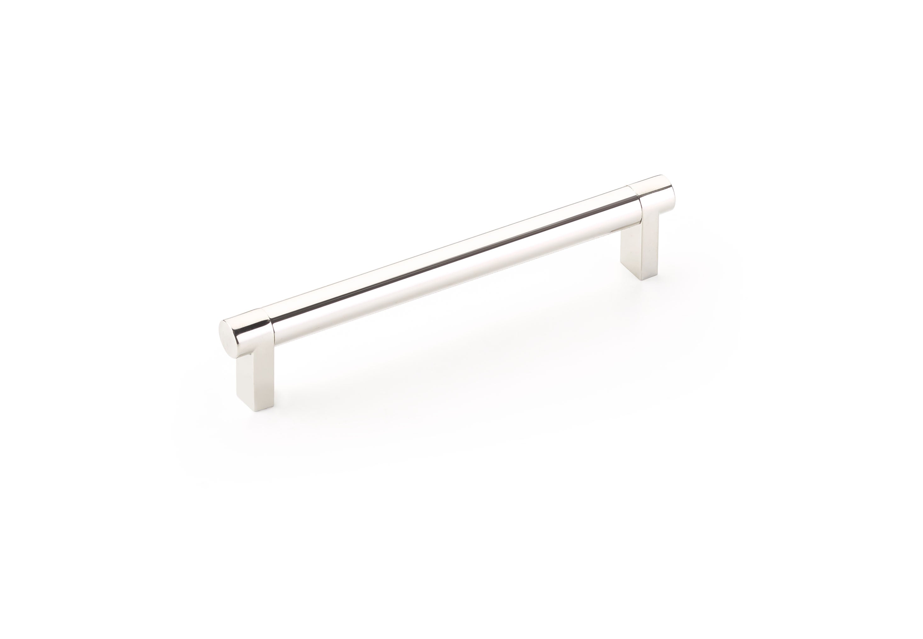 EMTEK SELECT Cabinet Pull Rectangular - Satin Brass Stem – Handstyle ...
